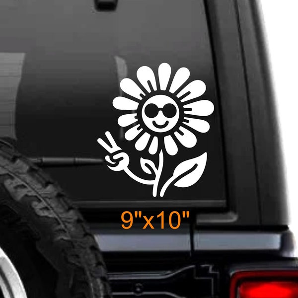 Peace Sign Decal - Etsy