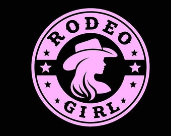 Vinyl Decal Bronc Rider Rodeo Horse Truck Country Bumper Sticker Car ...