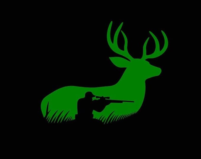 Bullet Hunting Decal - Etsy