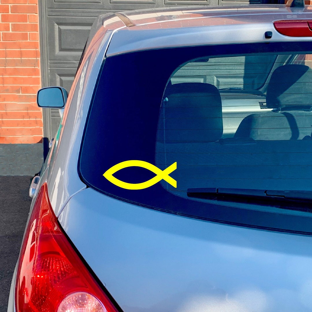 Faithful Jesus Fish Christian Fish Vinyl Decal Religious Decal ...