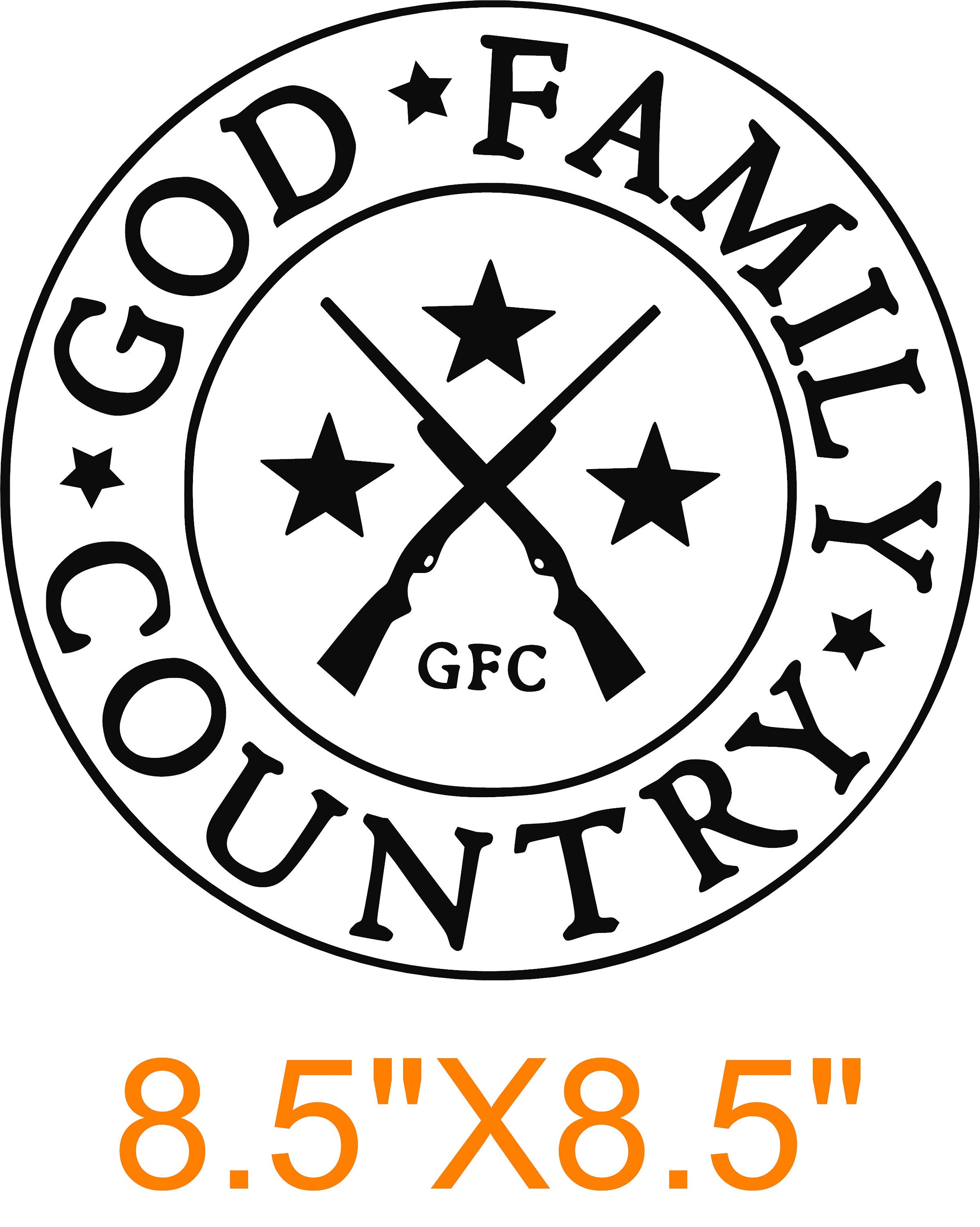 God Family Country, Vinyl Decal Sticker, Religious Gift, Car Accessory ...