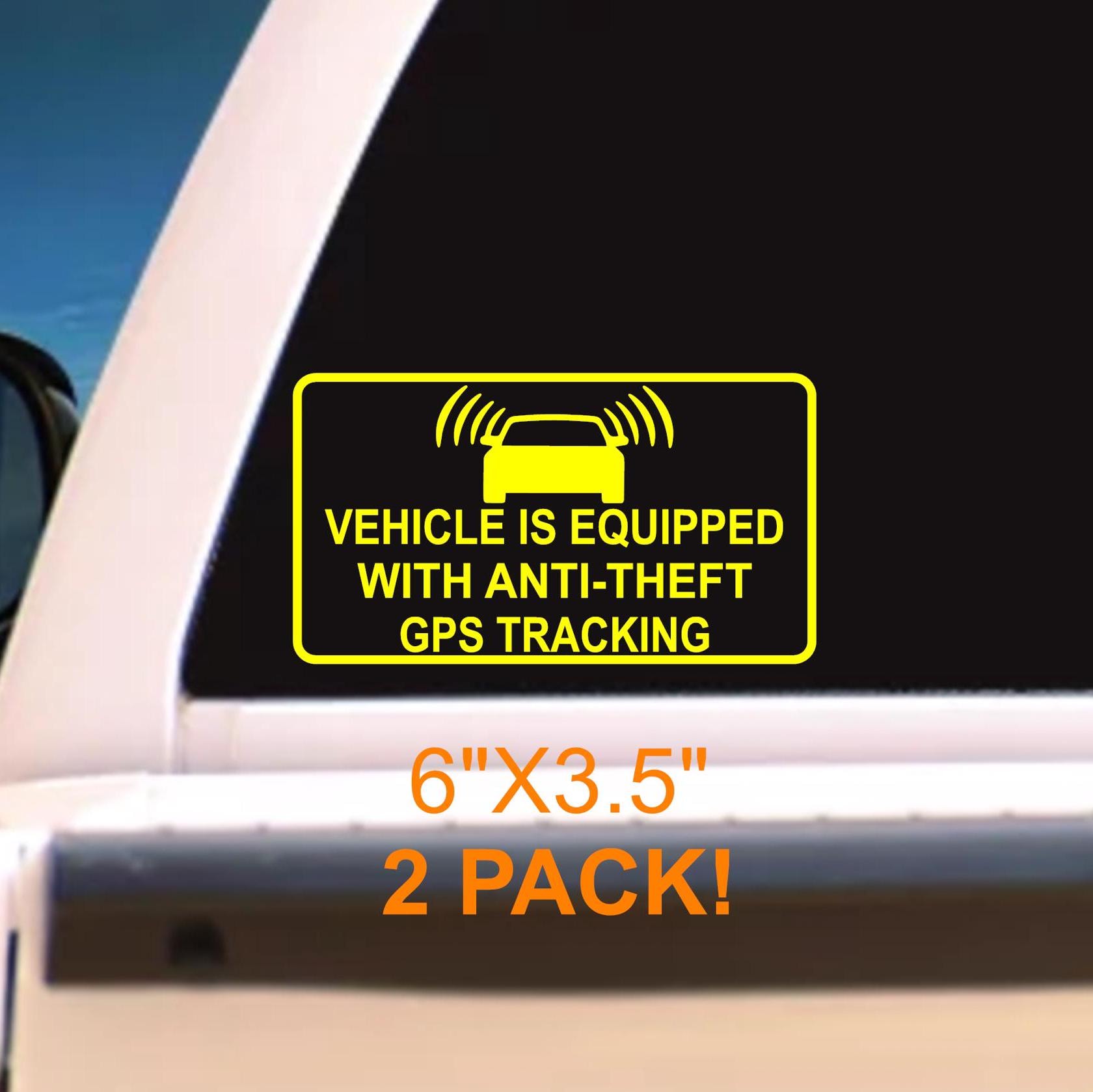 Tracker Pad Gps Sticker Protect Gps Tracking Reflective Vinyl Warning ...