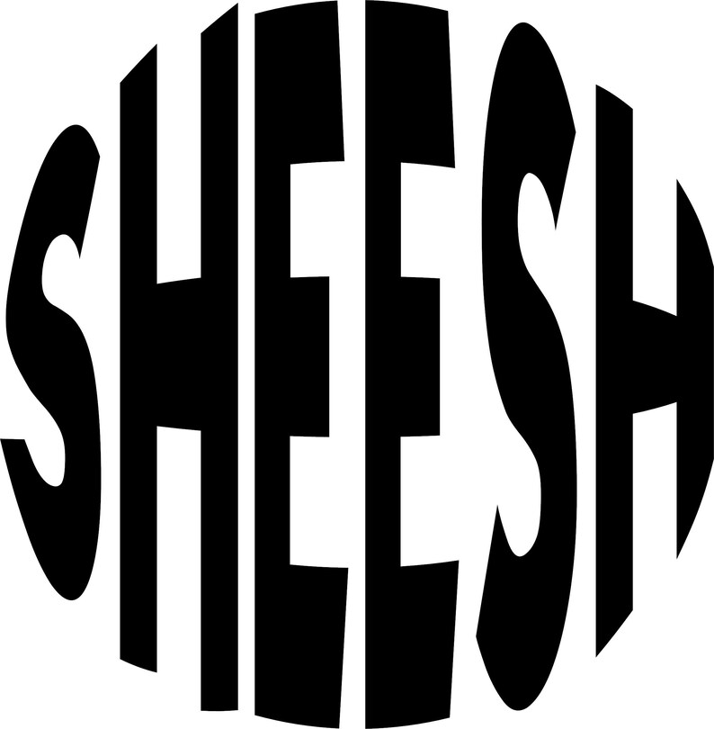 Sheesh Decal, Sheesh Sticker, Vinyl Window Decal, Trendy Saying ...