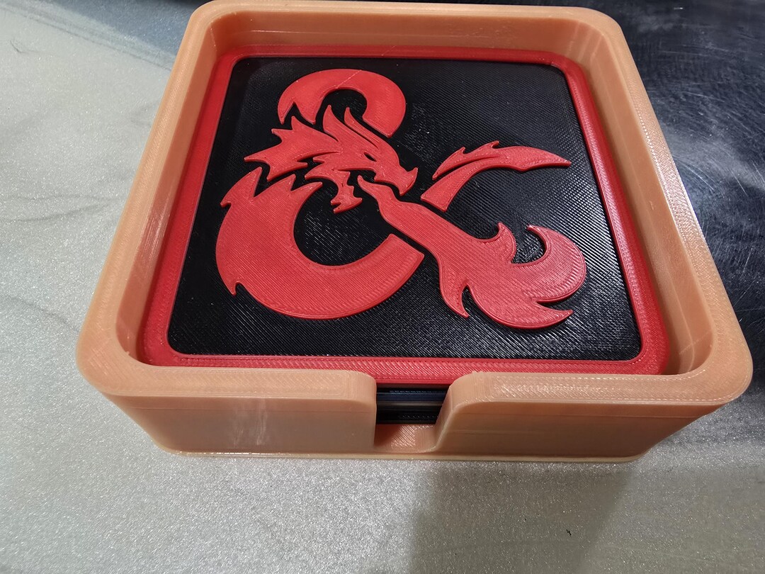 Dnd 3D Printed Coaster. - Etsy