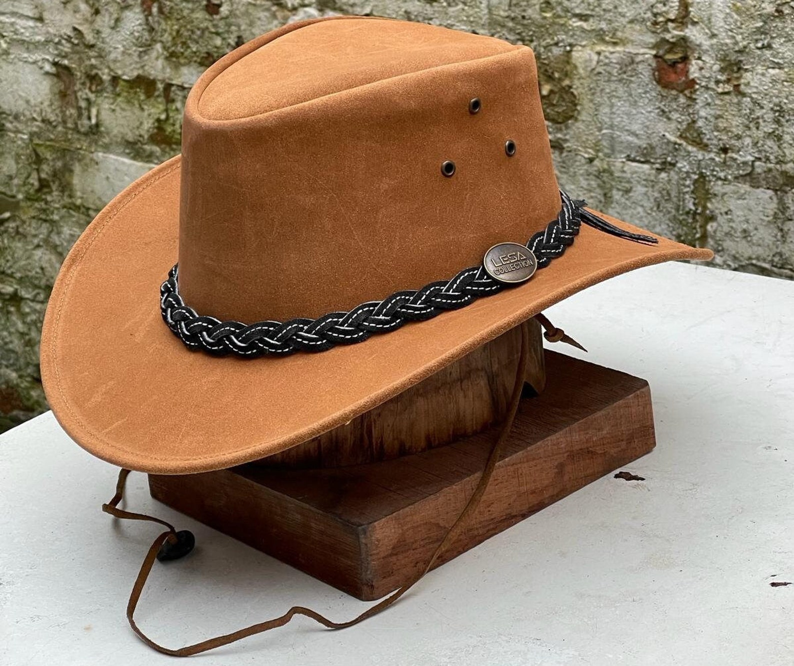 Aussie Genuine Suede Leather Bush Outback Cowboy Cowgirl Hats All ...