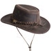 Men's Australian Western Cowboy Outback Crazy Leather Vintage Brown Hat ...