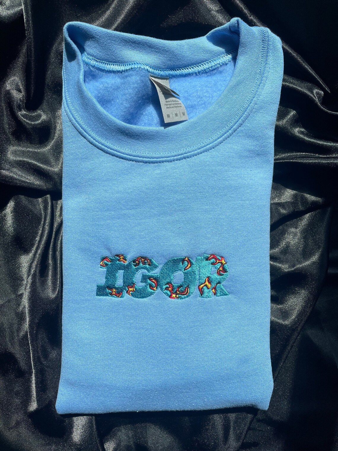 Tyler Igor Flames Sweater - Etsy