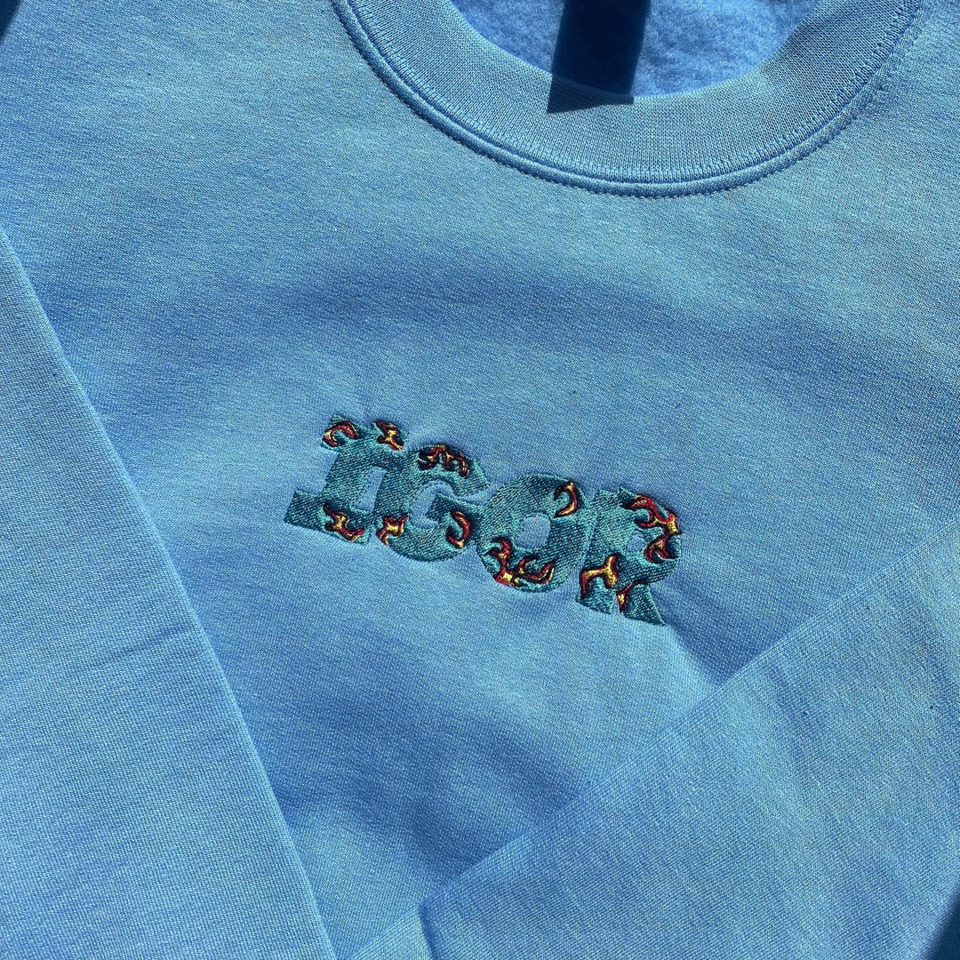 Tyler Igor Flames Sweater - Etsy