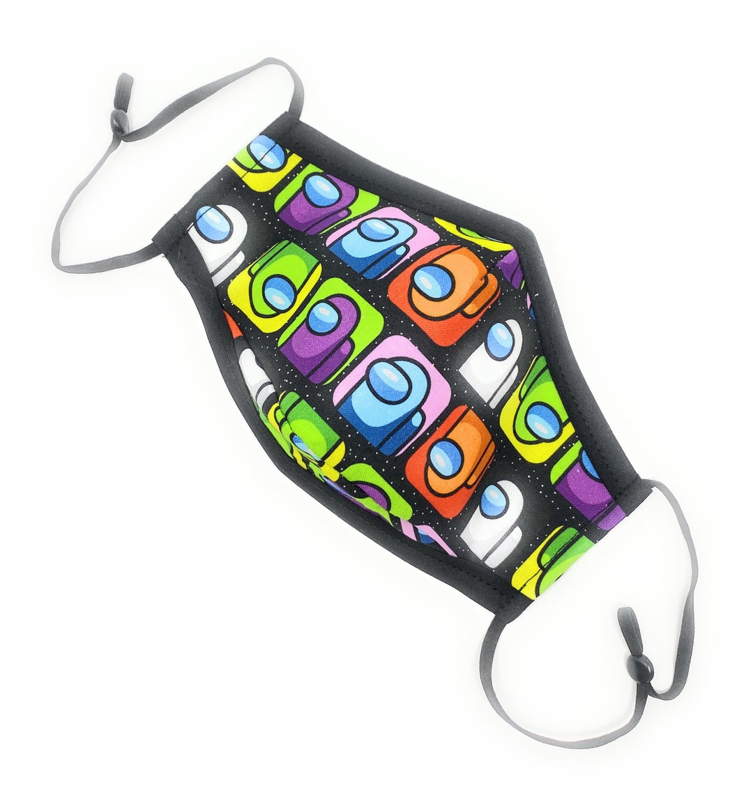 Among Us Crewmate Space GALAXY Face Mask for Kids and Adults - Nose ...