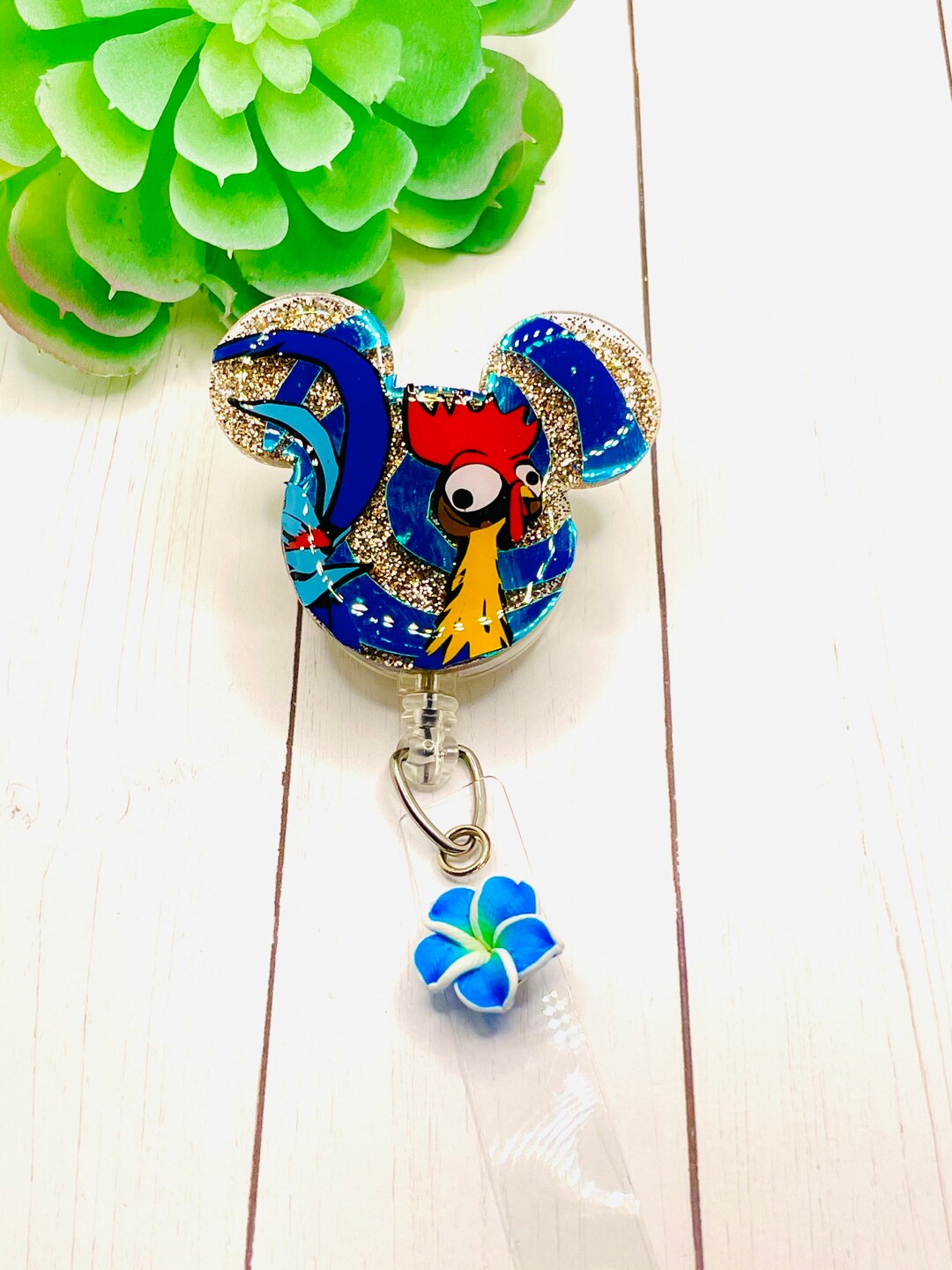 Hei Hei Badge Reel| Moana Badge Reel| Disney Badge| Badge Reel| ID ...