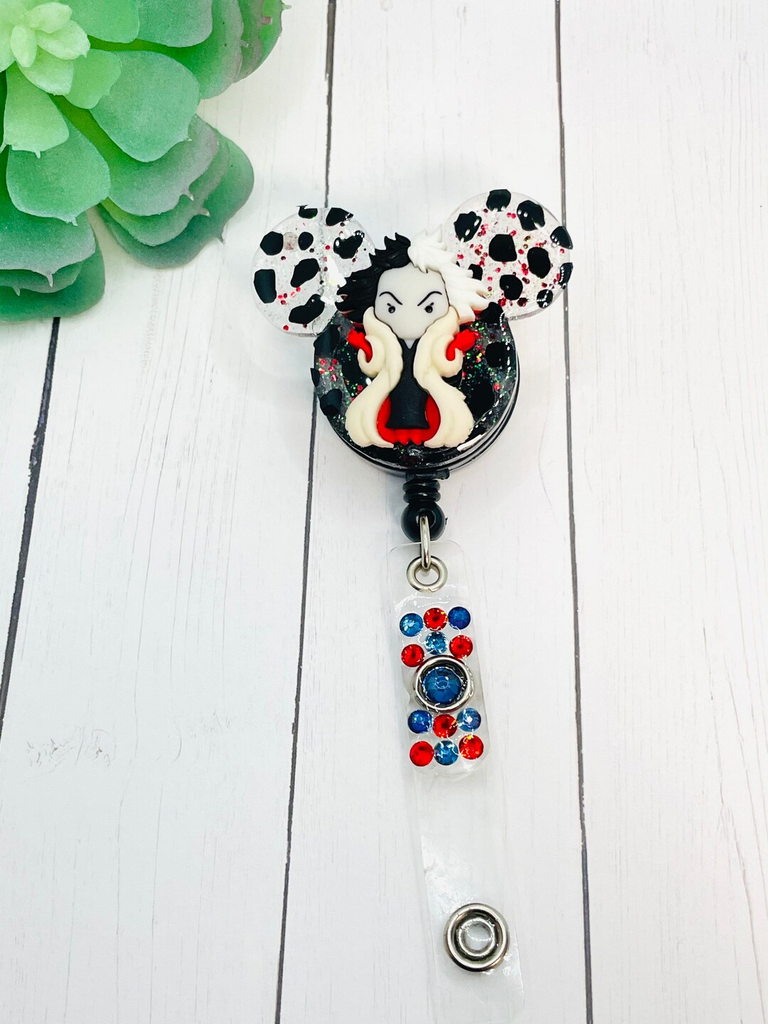 Dalmatian| Evil Villains | Villain Badge | Badge Reel| Badge Holder - Etsy