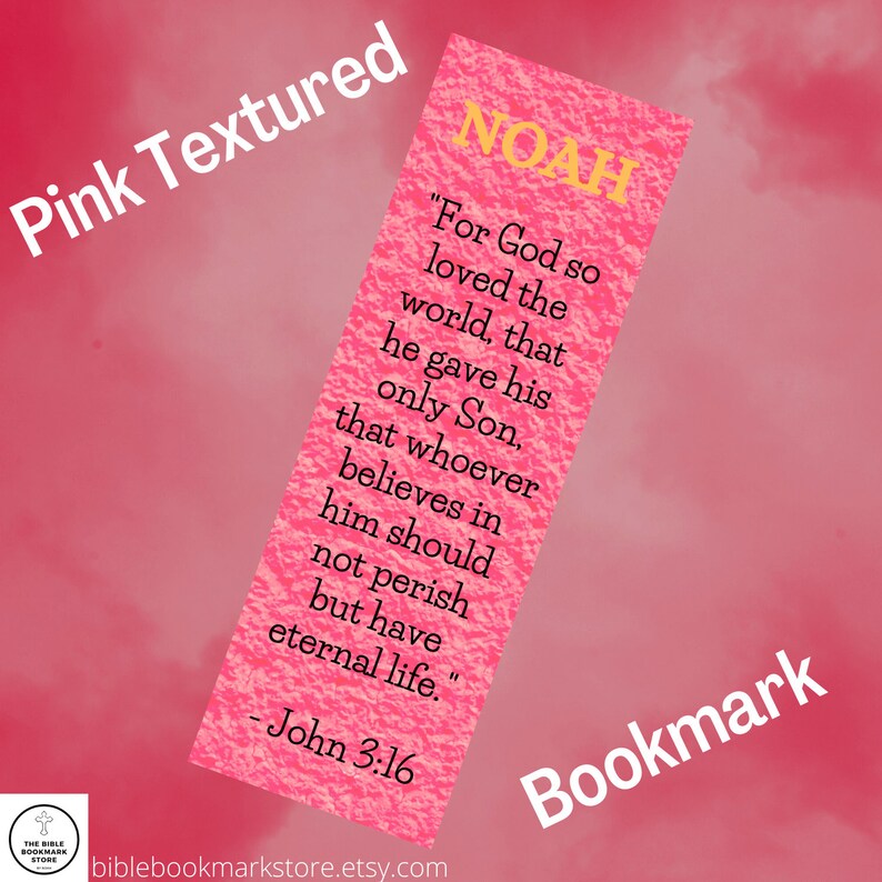 Laminated Name Bible Verse Personalizable Custom Pink Etsy Laminated Name Bible Verse Personalizable Custom Pink Etsy