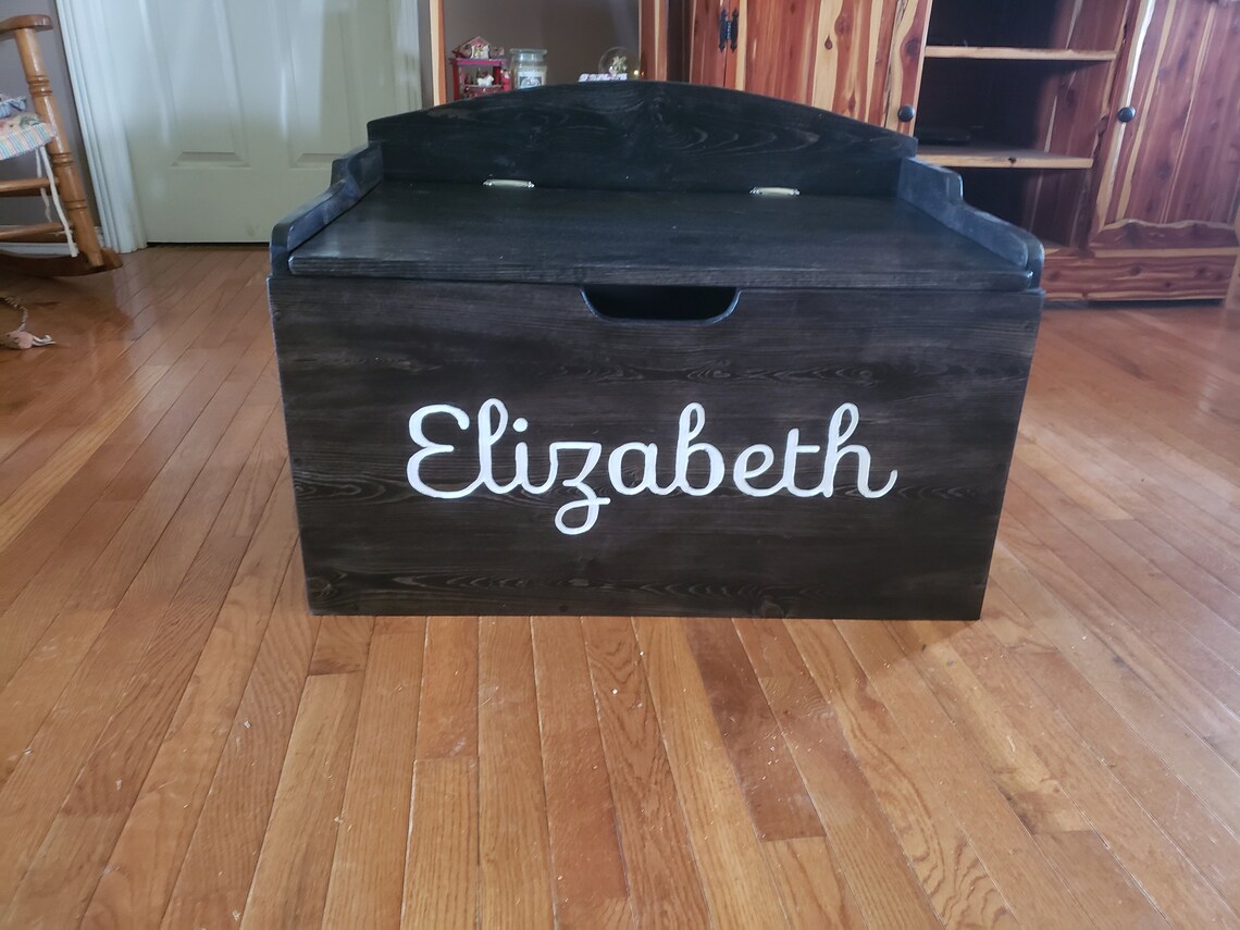 Personalized/hand Carved/toy Chest/toy Box/chest/baby - Etsy