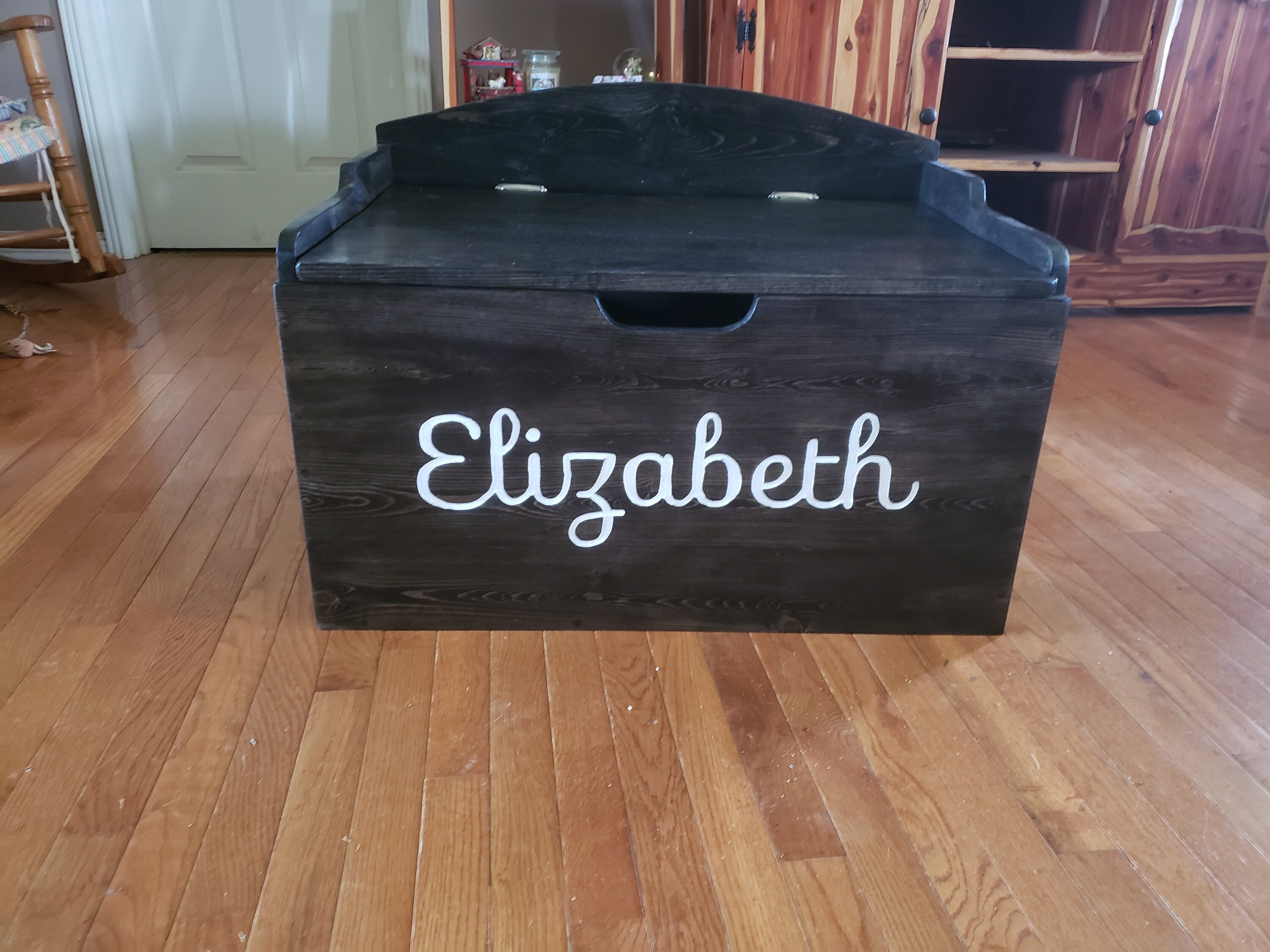 Personalized/hand Carved/toy Chest/toy Box/chest/baby - Etsy