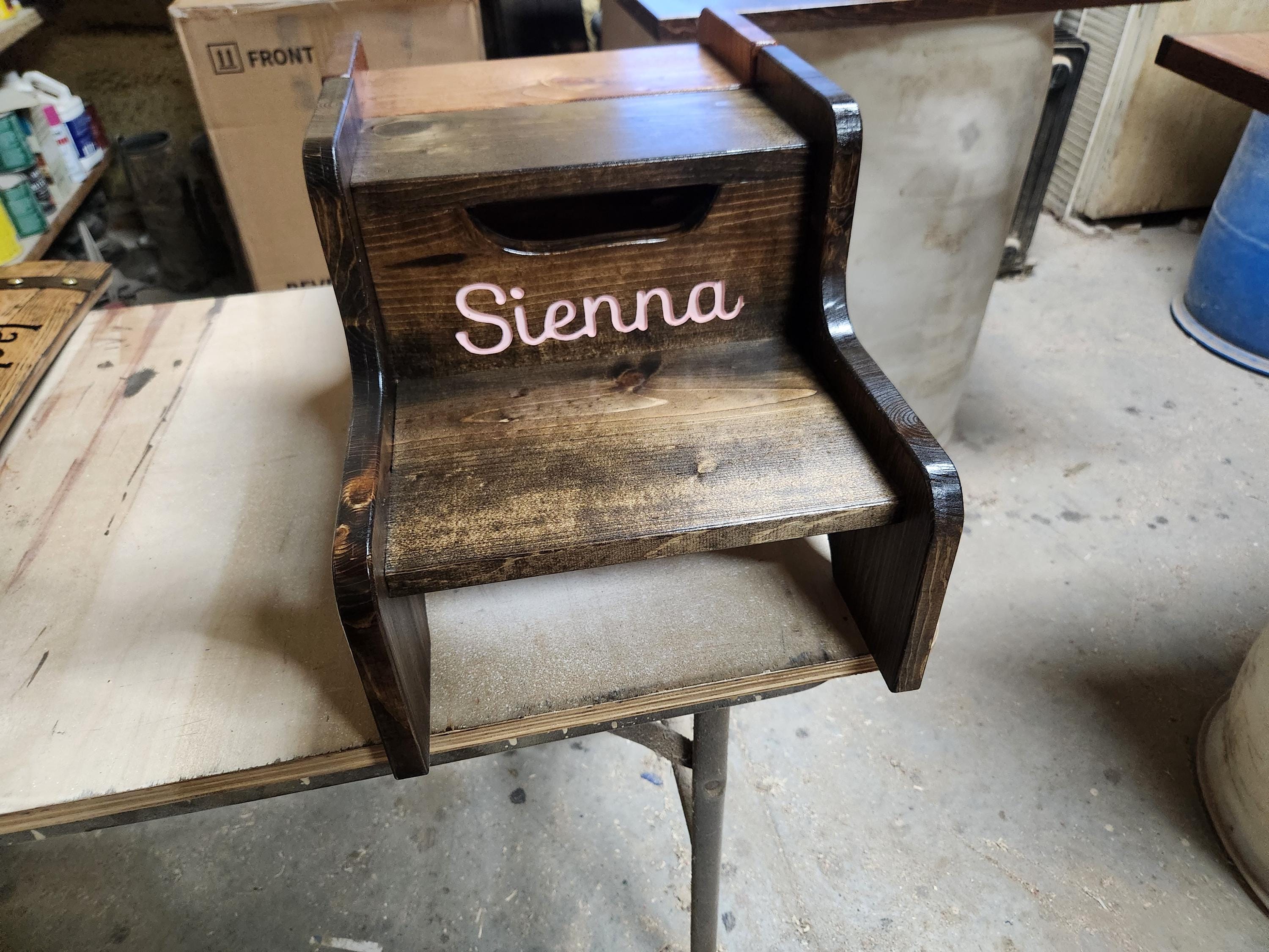 Personalized Kids Step Stool - Etsy