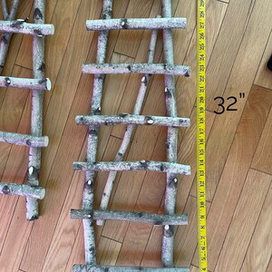 Birch Trellis, Handmade, 32 Inch, 36 Inch, 39 Inch, Plant Trellis ...