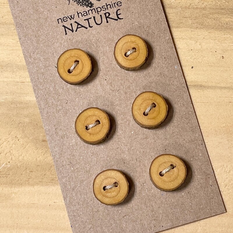 Natural Wood Buttons - Etsy