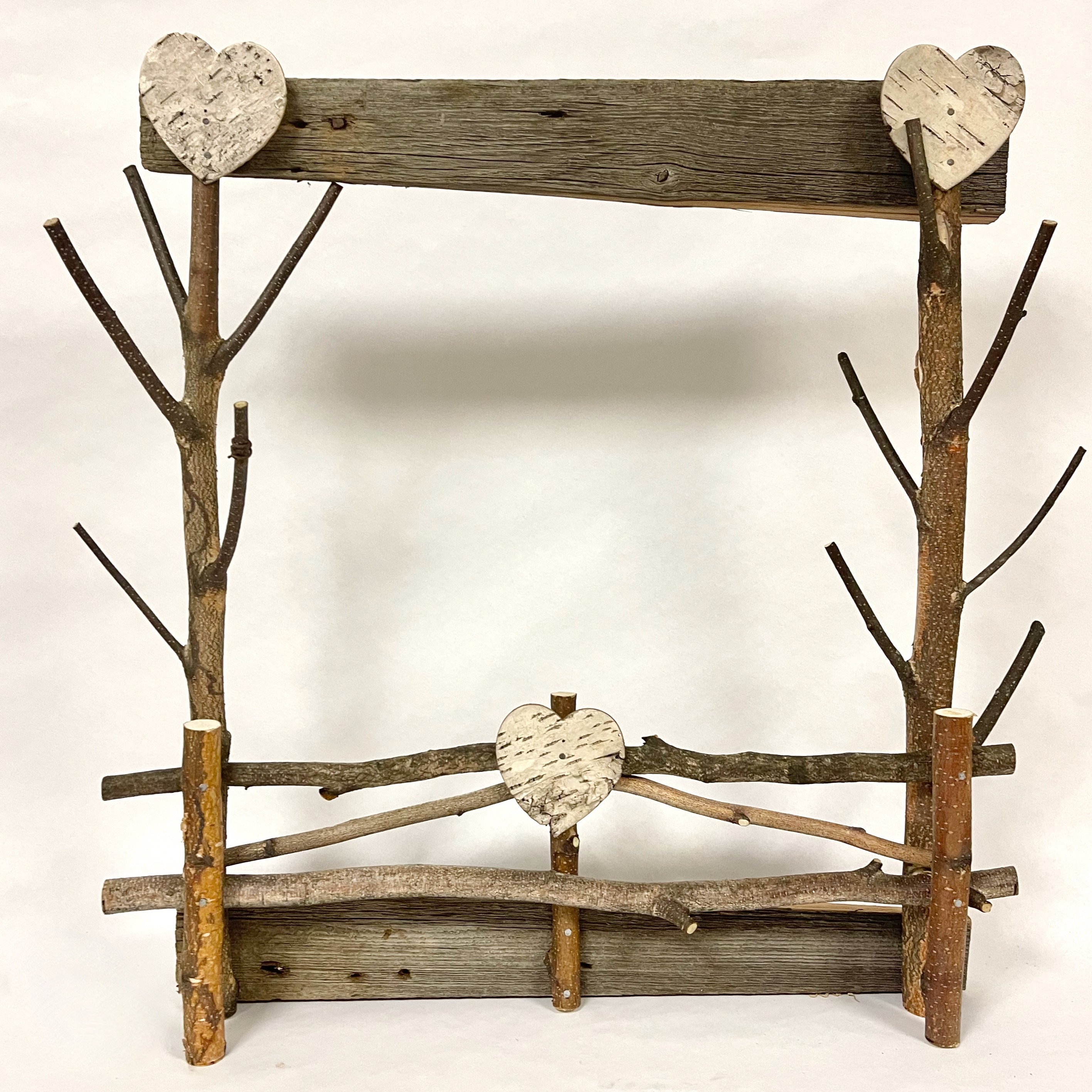 Birch Branch Frame Year-round Rustic Display Centerpiece - Etsy