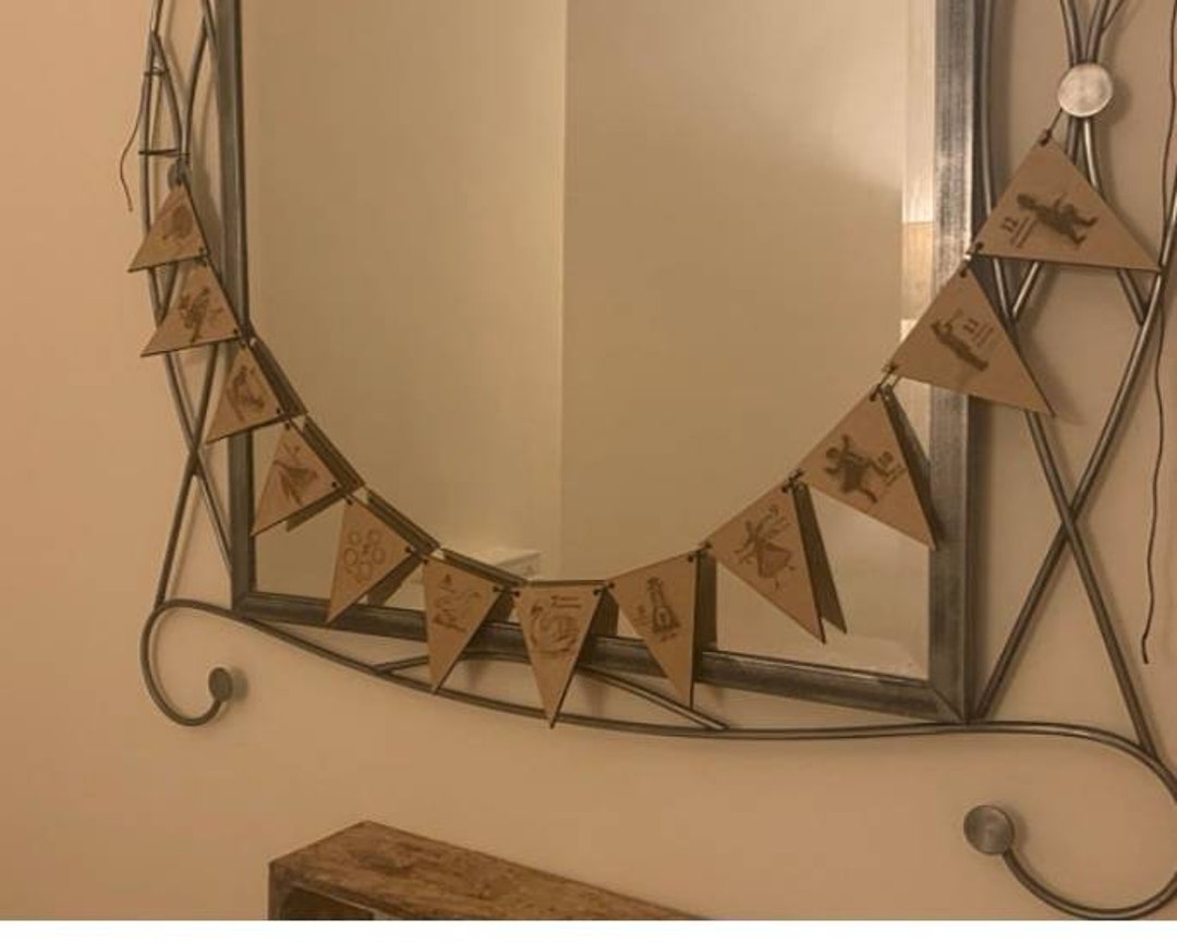 12 Days of Christmas Traditional Xmas Bunting - Etsy