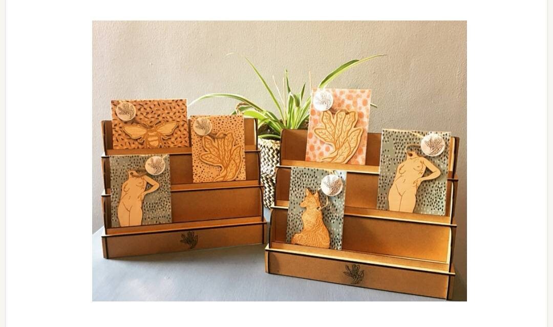 One X 3 Tier Card Stand : / Point of Sale / Craft Fairs - Etsy