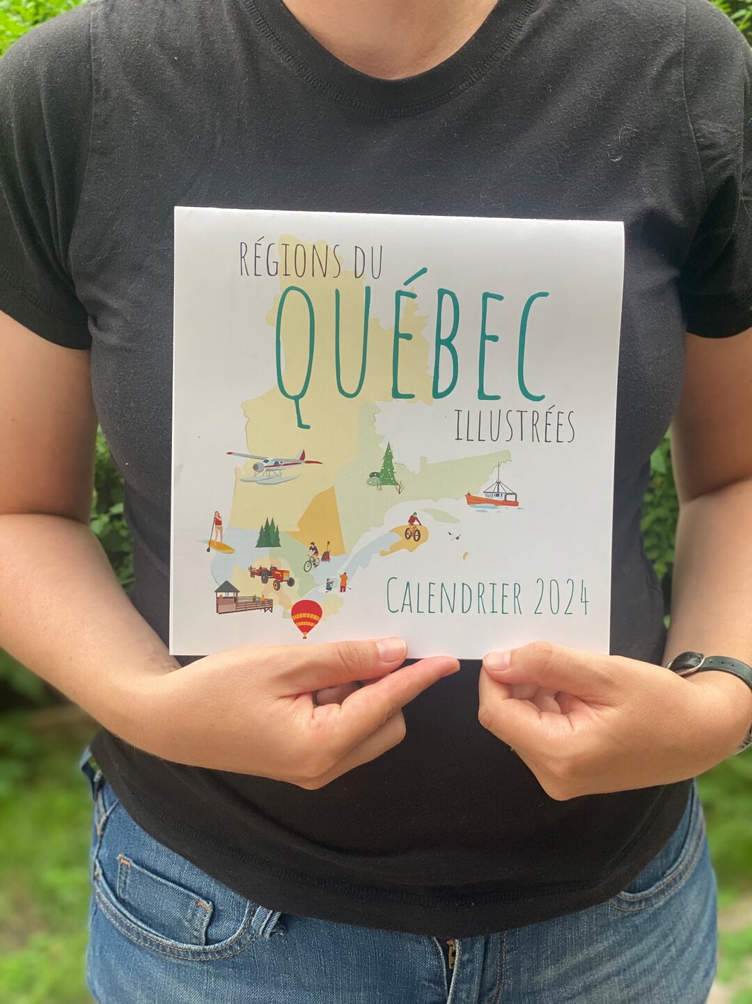 Calendario de las regiones de Quebec 2024 - Etsy España