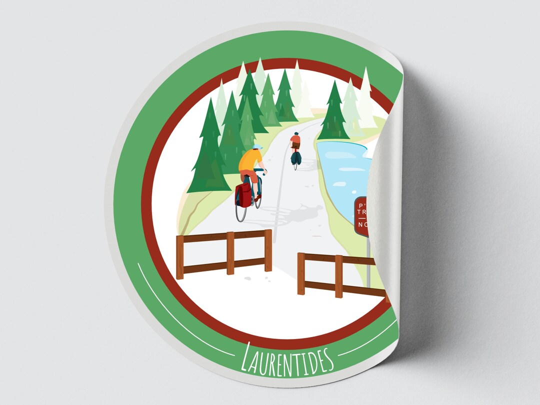 Quebec Sticker - Laurentides (summer) - Etsy