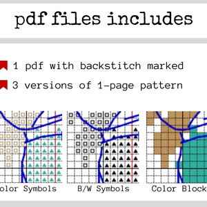 Anime Cross Stitch Pattern Embroidery Pattern Pdf Instant Download Only ...
