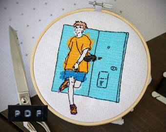 Jujutsu Kaisen Cross Stitch - Etsy Israel