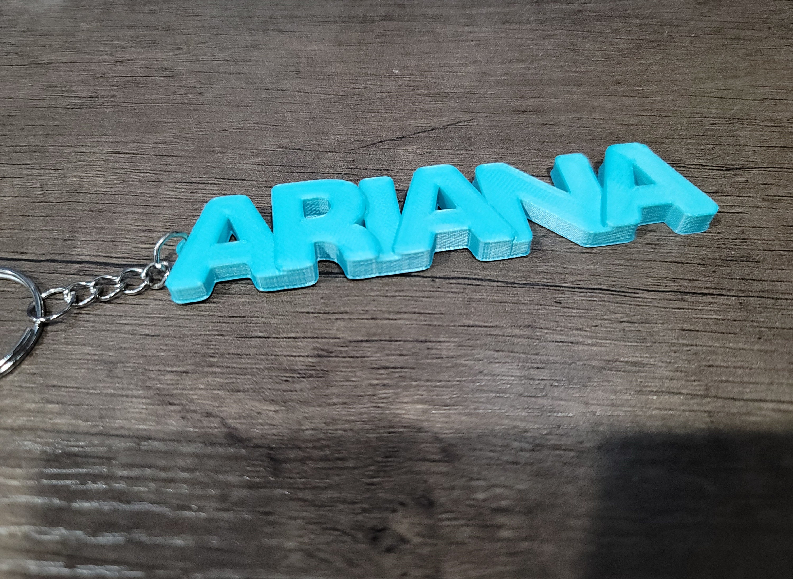 Personalized Keychain, 3D Printed Keyring, Custom Name, Personalised ...
