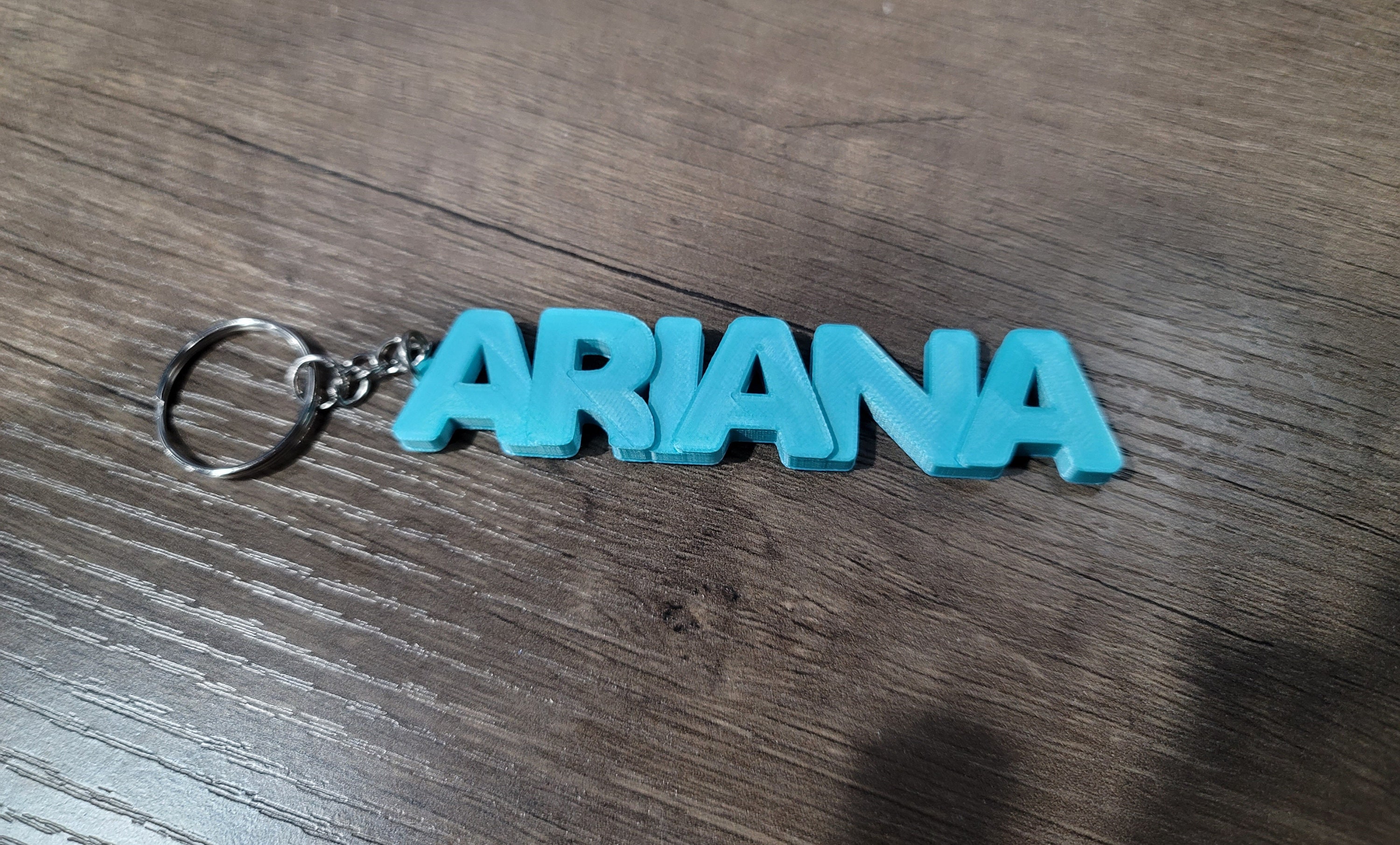 Personalized Keychain, 3D Printed Keyring, Custom Name, Personalised ...