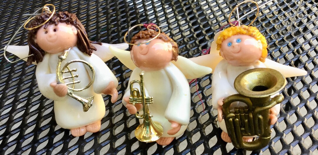 PERSONALIZED, CUSTOM, Clay Angel, Angel Charm, Angel Ornament,sister ...