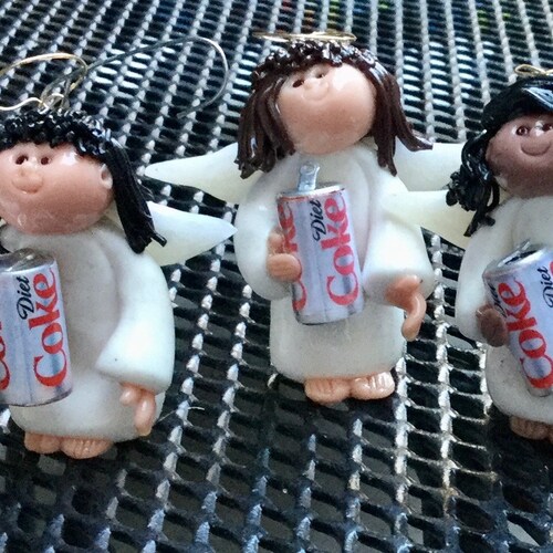 PERSONALIZED CUSTOM: Clay Angel Diet Soft Drink Angel Angel - Etsy