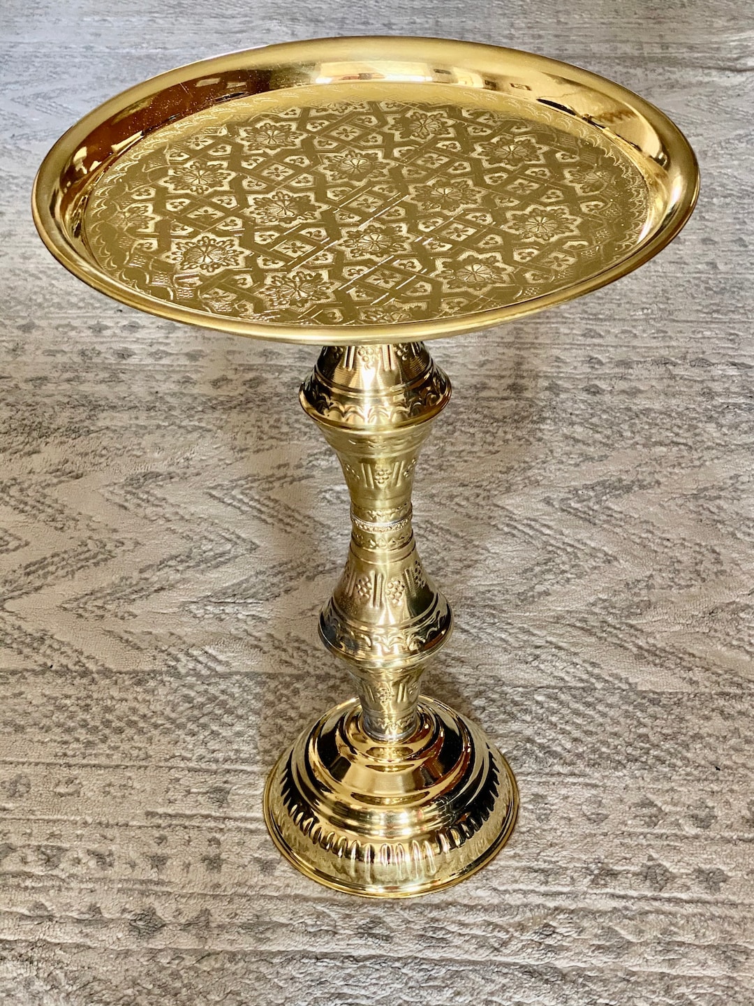 Authentic Moroccan Handmade Tray Table Serving Tea Tray Table - Etsy