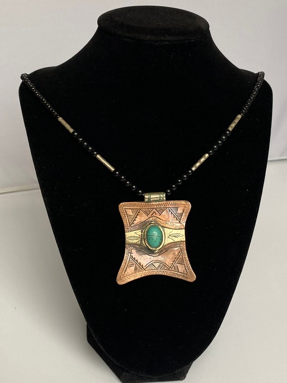 vintage tuareg pendant - Gem