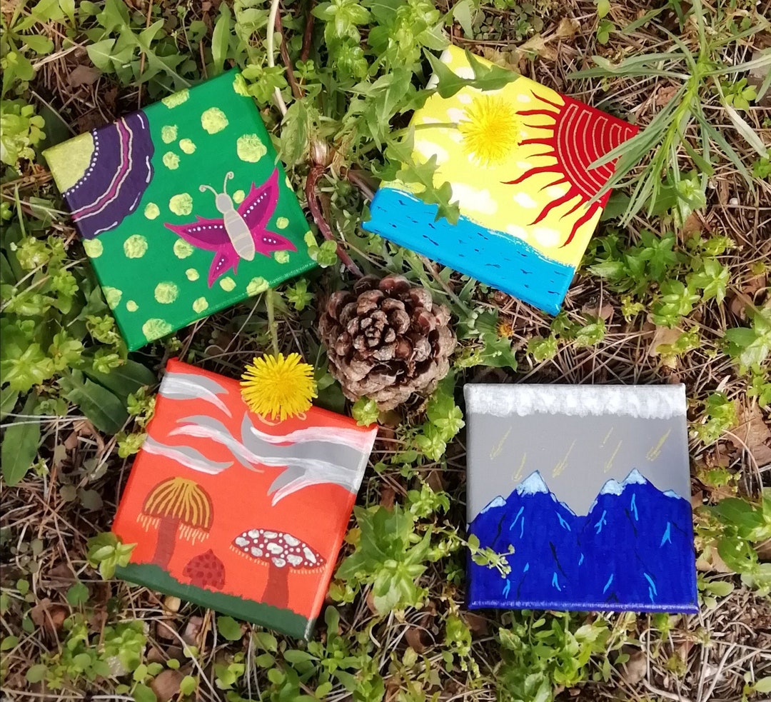 The Cycle of Seasons. Tables Representing the Four Seasons. - Etsy