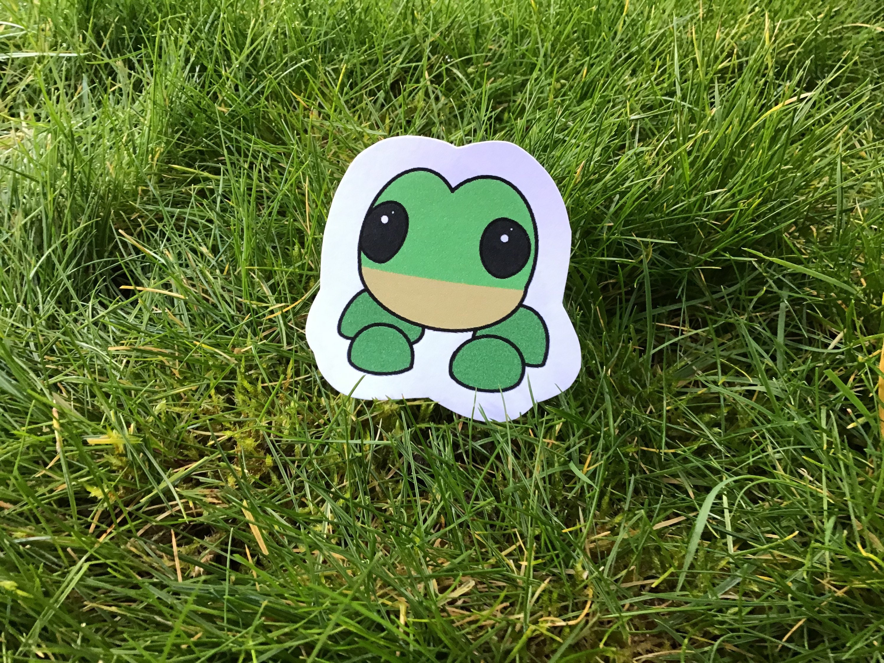 Frog adopt me roblox sticker | Etsy