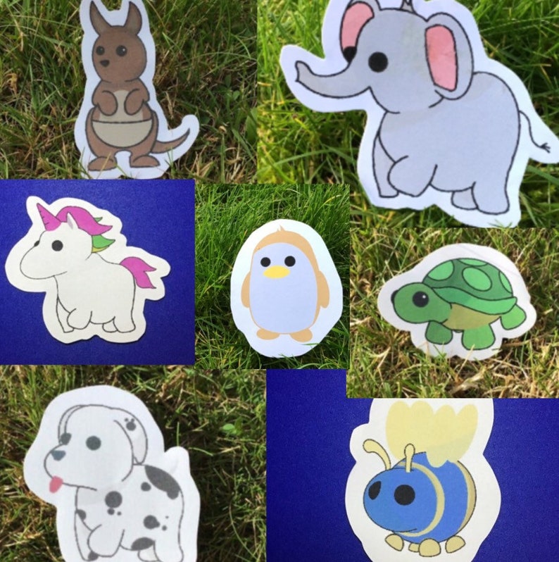 Roblox adopt me sticker selection party pack | Etsy