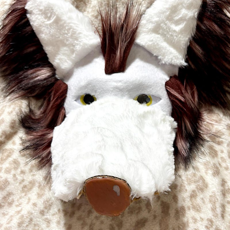Kids Furry Dog Mask - Etsy