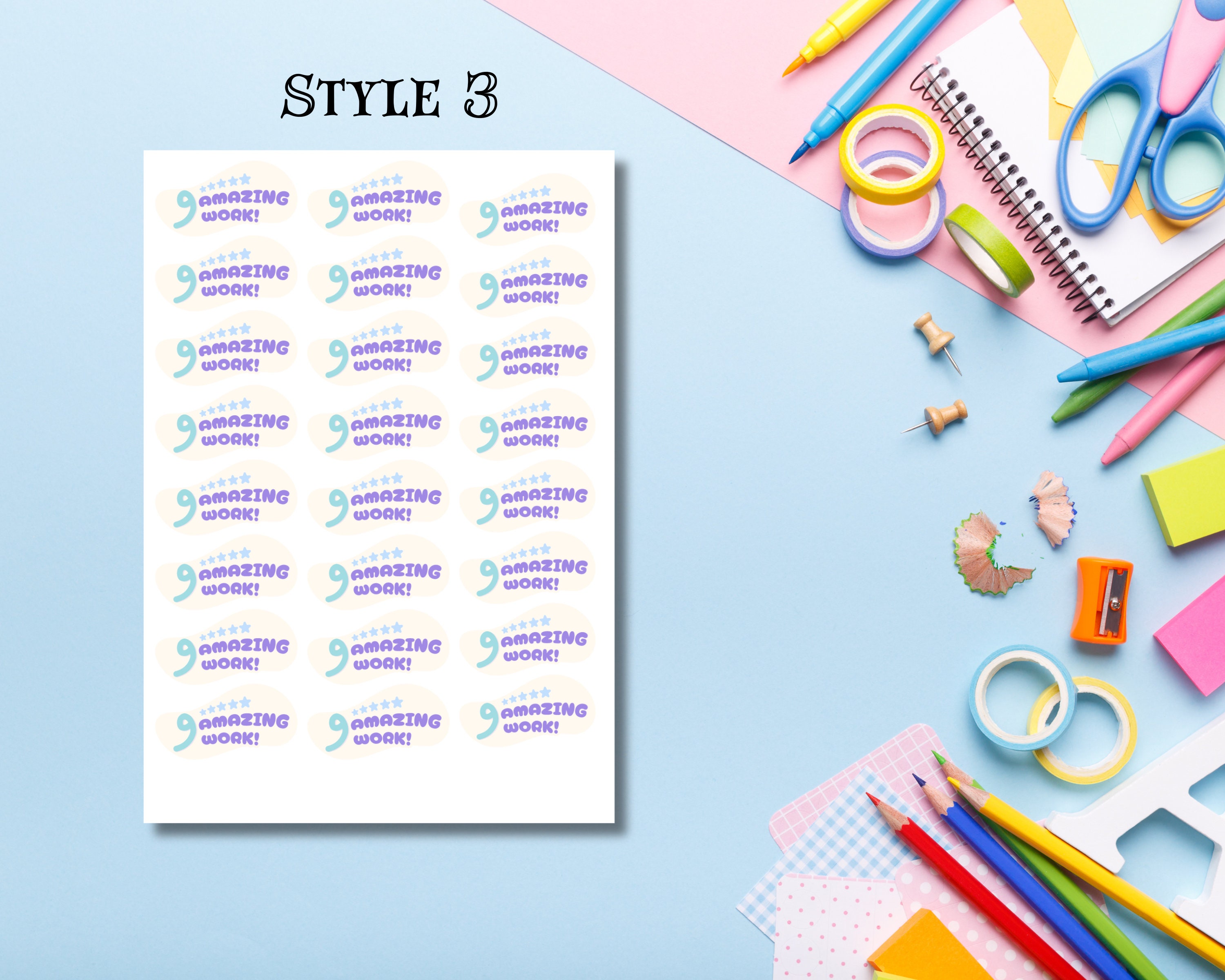 Muslim Reward Stickers Islamic Stickers Islamic School Sticker Sheet ...