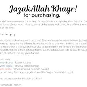 Hands on Qaida Cards for Single Harakat Arabic Alphabet - Etsy