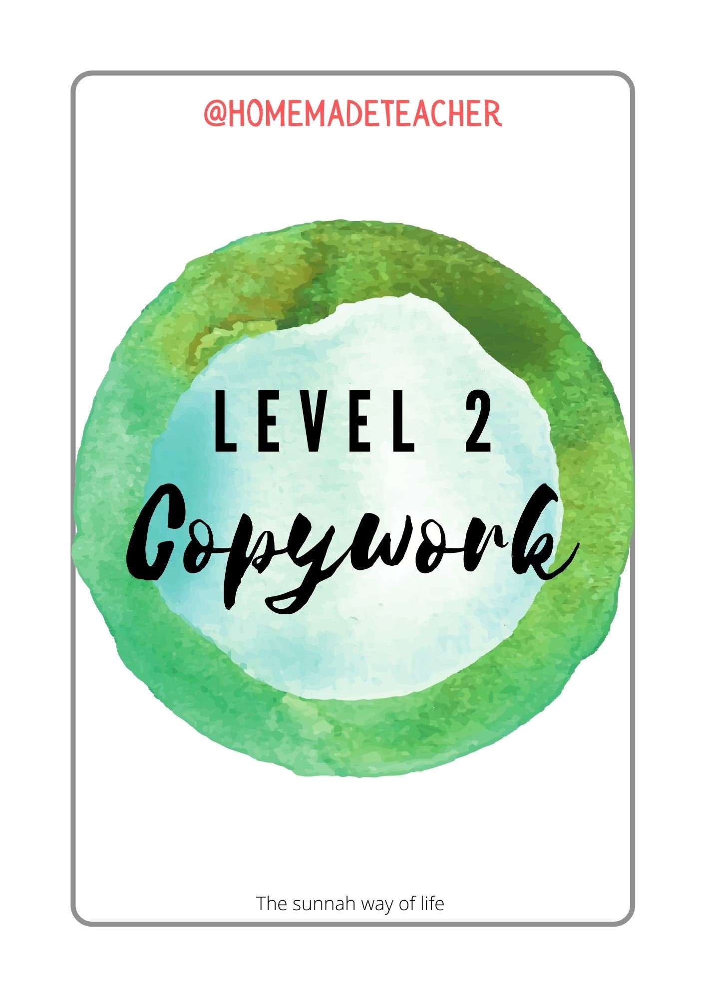 Islamic Etiquette Copy-work, Handwriting Work - Etsy