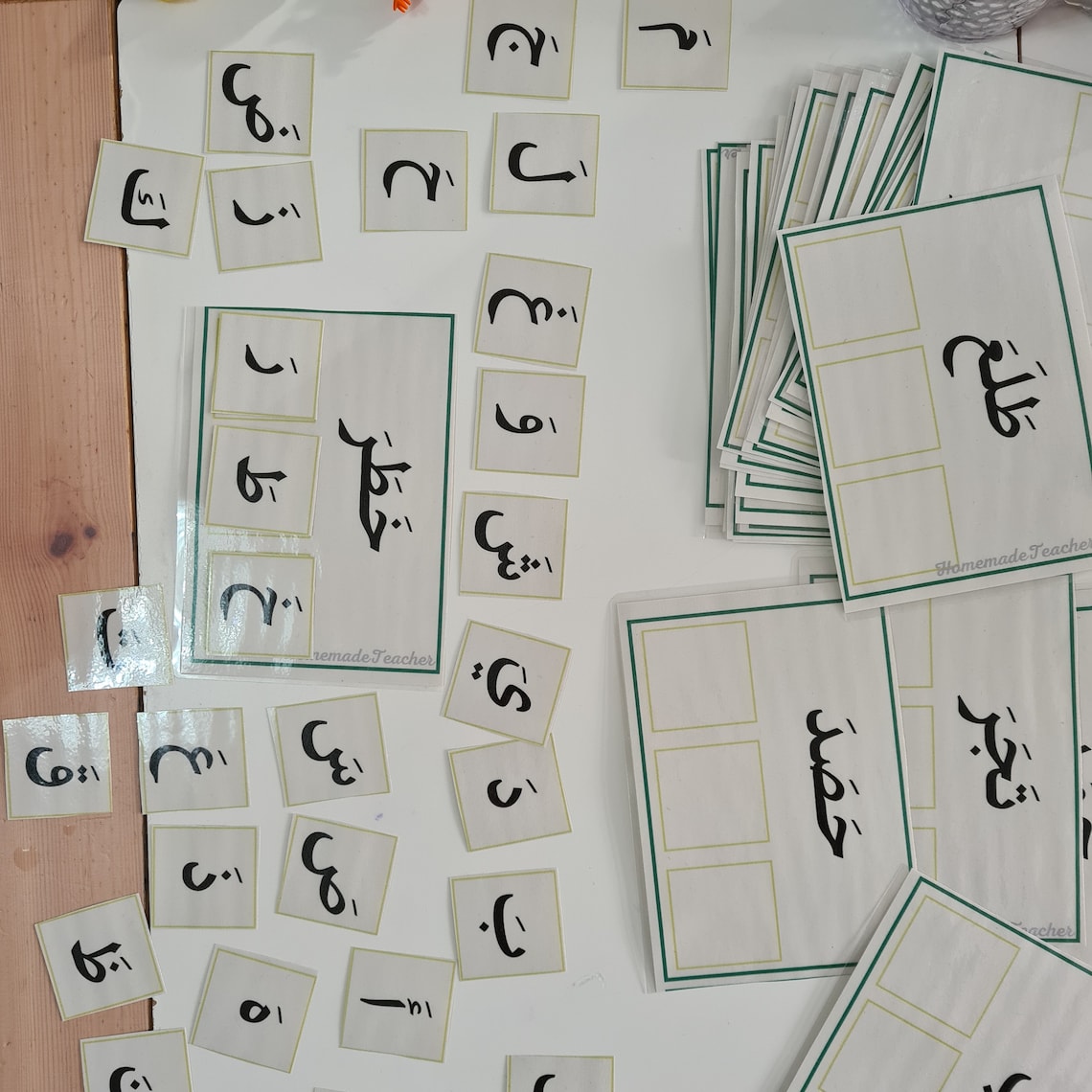 Arabic Alphabet Letter Form Cards, Qaida Level - Etsy
