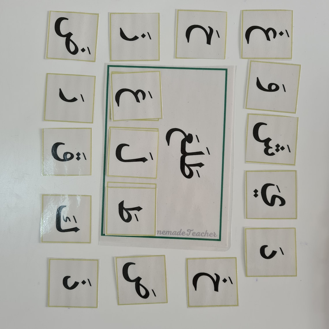 Arabic Alphabet Letter Form Cards, Qaida Level - Etsy
