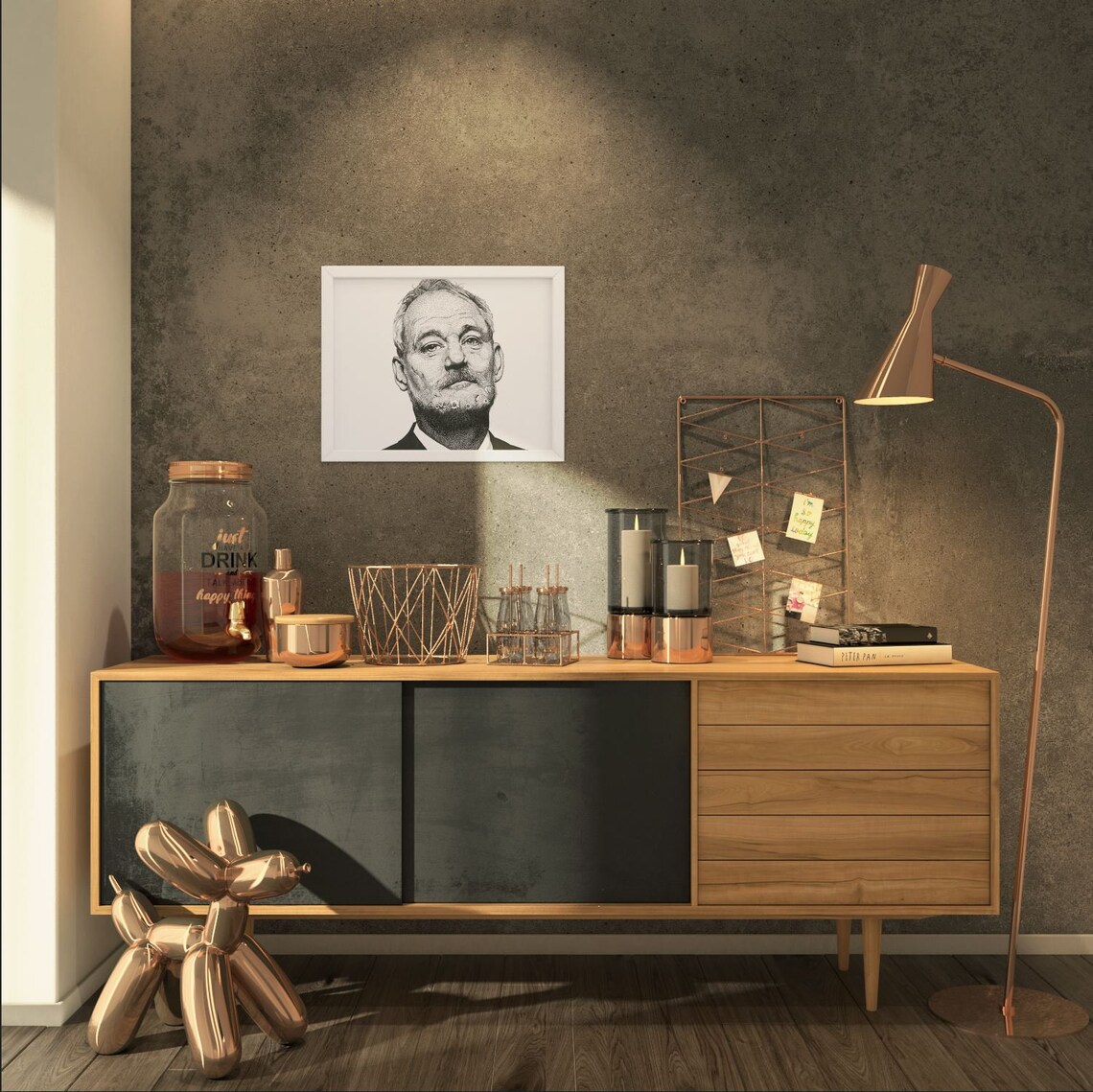 PRINTABLE Bill Murray Digital Illustration Download File - Etsy