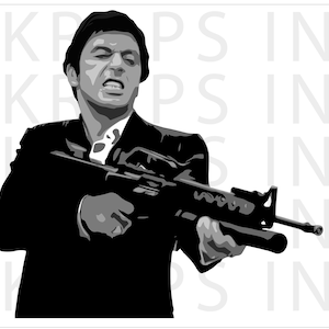 Tony Montana SVG | PNG | AI Instant Digital Download - Etsy