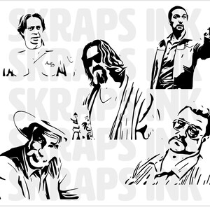 Big Lebowski Bundle SVG | PNG Instant Digital Download Files - Etsy