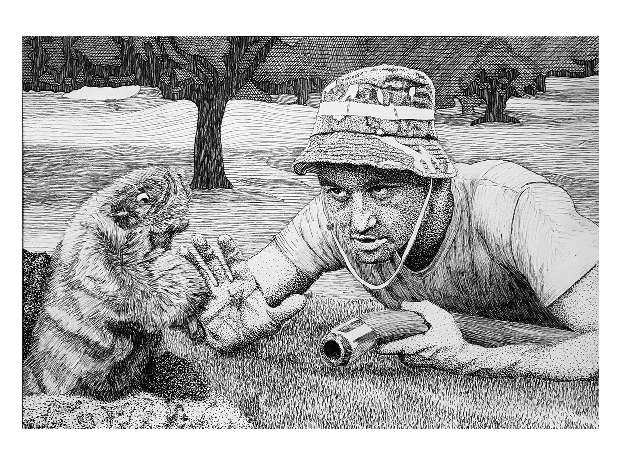 PRINTABLE Bill Murray Caddyshack Digital Illustration Download File - Etsy