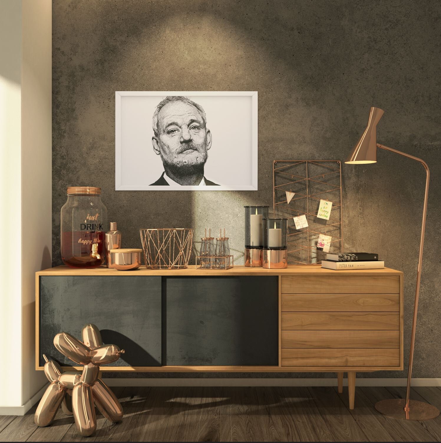 PRINTABLE Bill Murray Digital Illustration Download File - Etsy