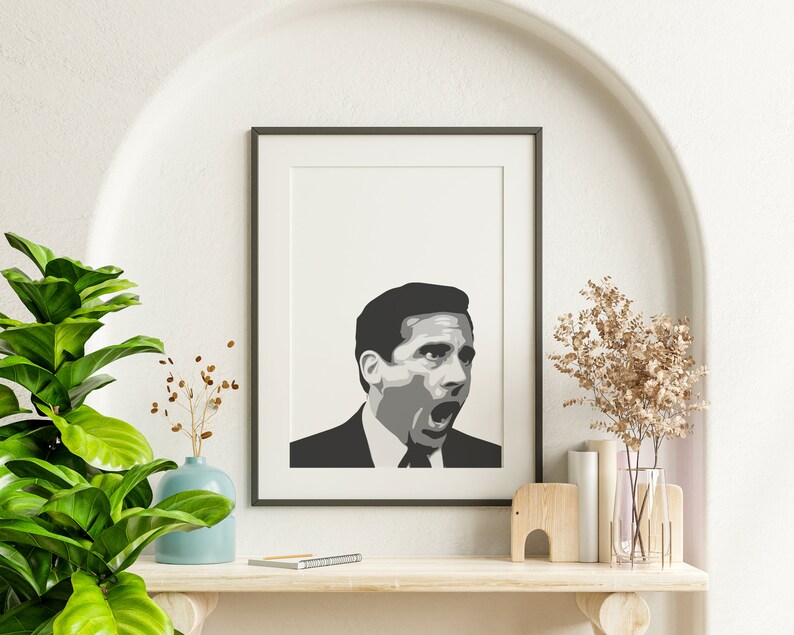 Michael Scott the Office SVG PNG AI Instant Download Files | Etsy