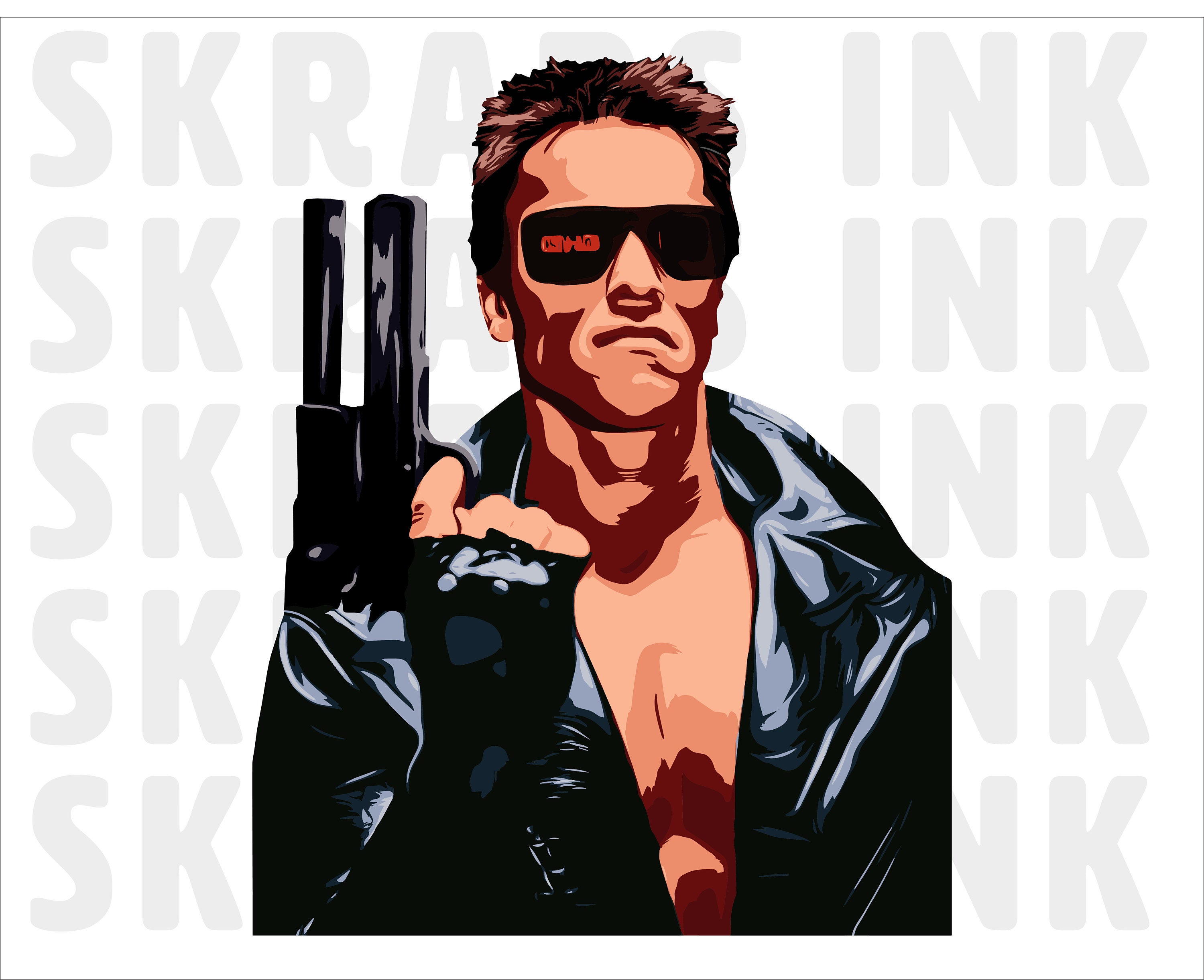 Terminator SVG PNG AI Instant Download Files - Etsy